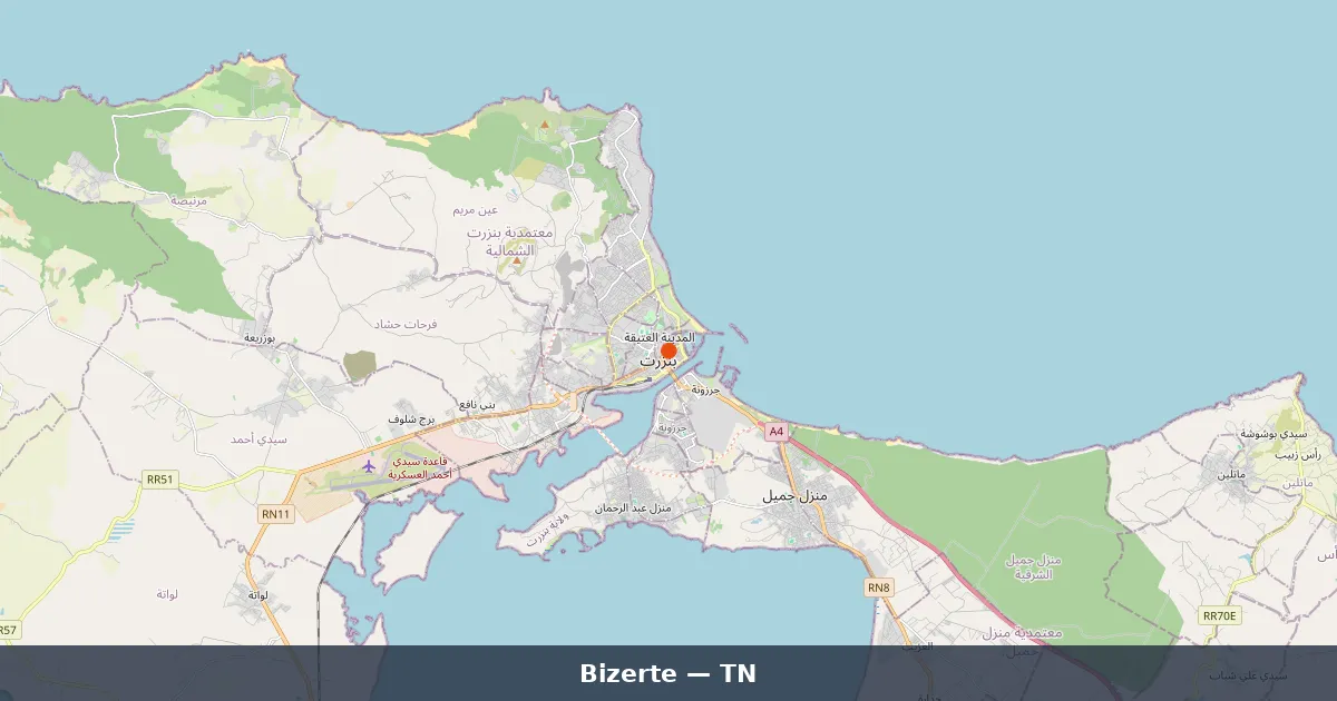 Bizerte - Guide complet Tunisie | Carte du Monde
