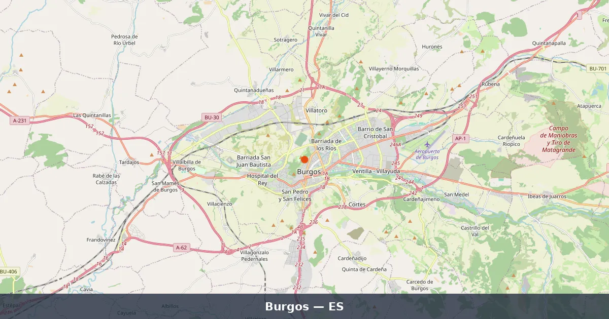 Burgos - Guide complet Espagne | Carte du Monde