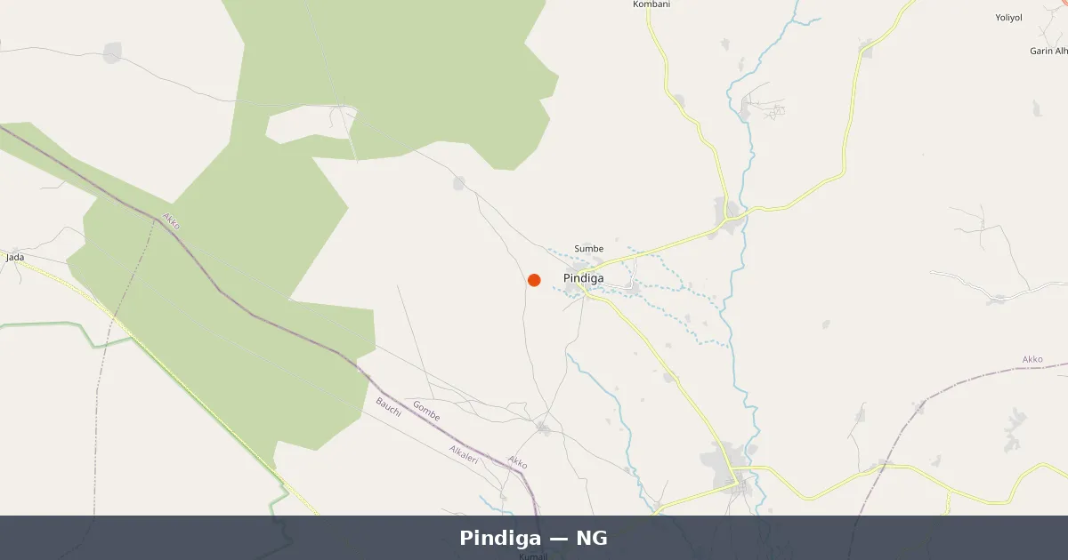 Pindiga - Guide complet Nigeria | Carte du Monde